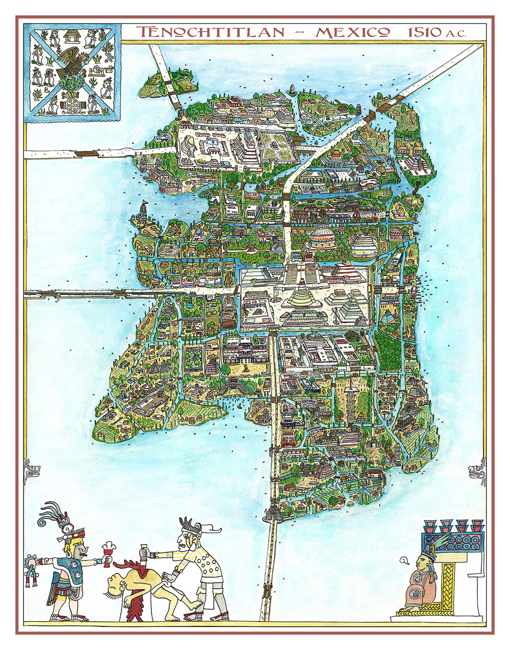Mapa de Tenochtitlan